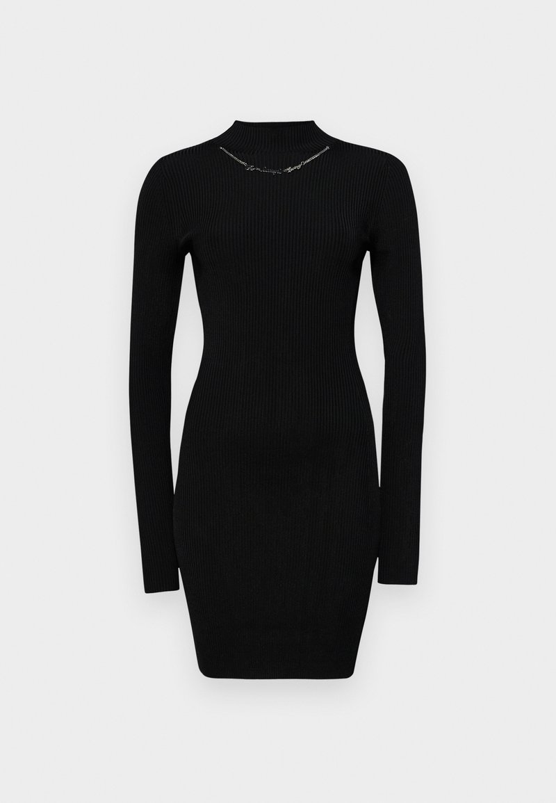 Diesel MANGO LONG SLEEVED - Gebreide jurk - black/zwart - Zalando.nl