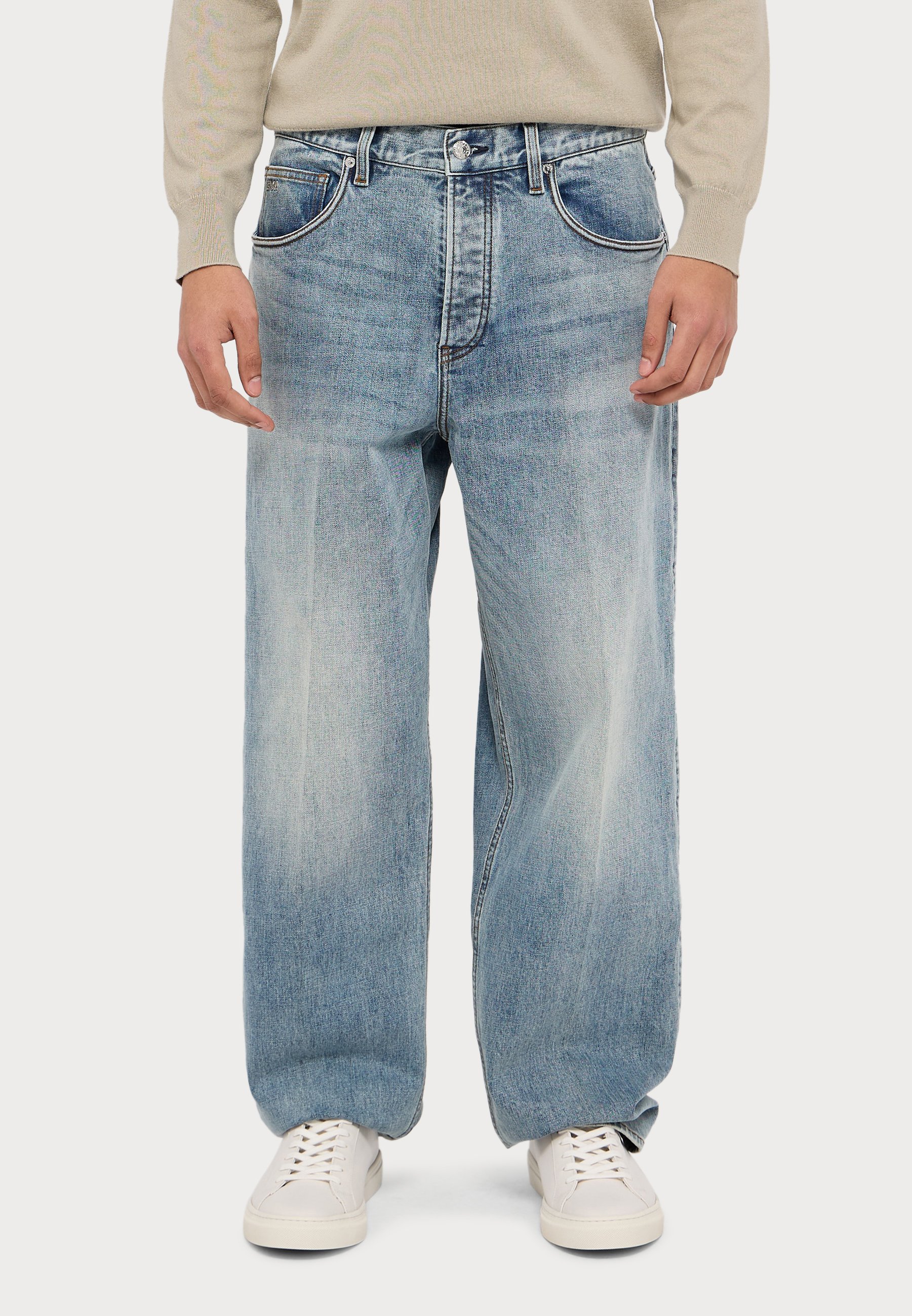 Emporio Armani Jean boyfriend denim blu denim bleu ZALANDO.FR