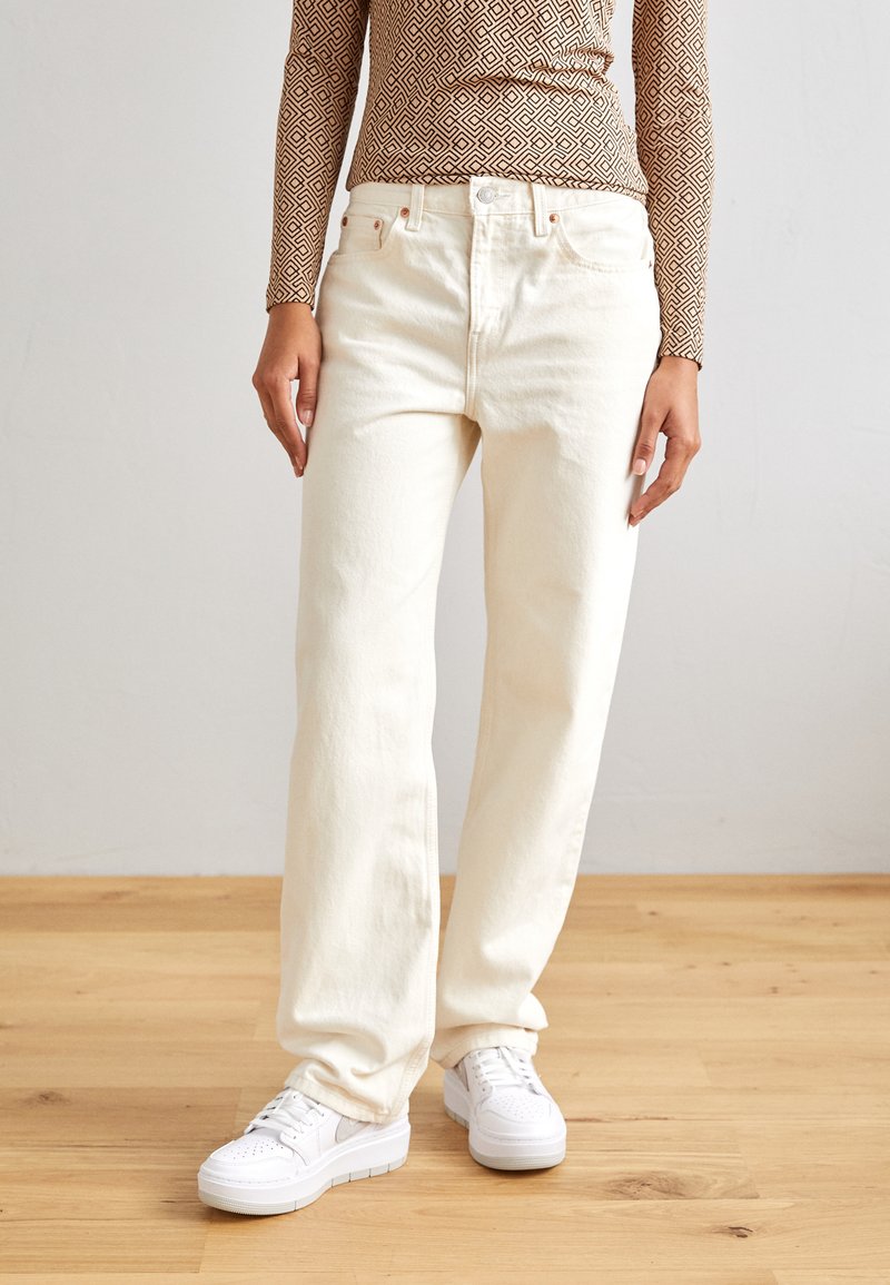 Levi's® LOW PRO - Jeans Straight Leg - off-white/offwhite - Zalando.dk