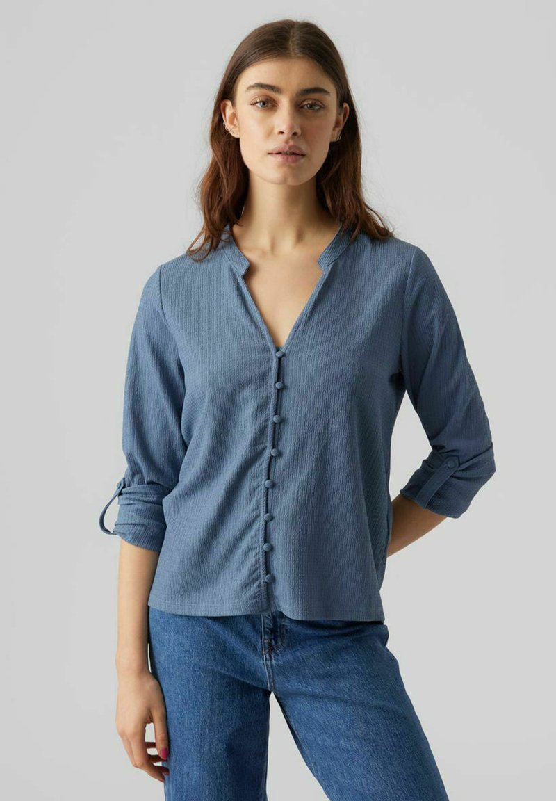 Vero Moda Chemisier - china blue/bleu gris - ZALANDO.FR