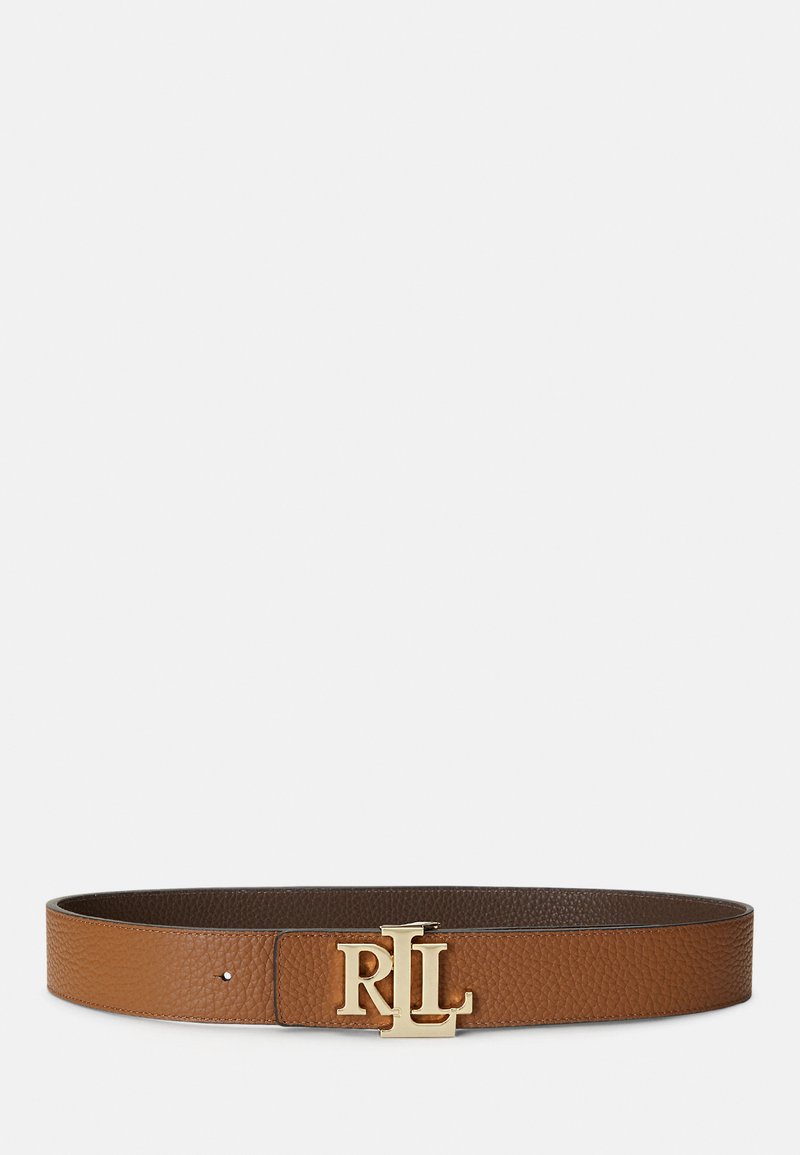 Lauren Ralph Lauren REVERSIBLE PEBBLED LEATHER WIDE BELT - Cintura ...