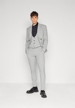 Selected Homme SLHSLIM LIAM MINI HOUNDS SUIT FLEX SET - Completo - dark ...