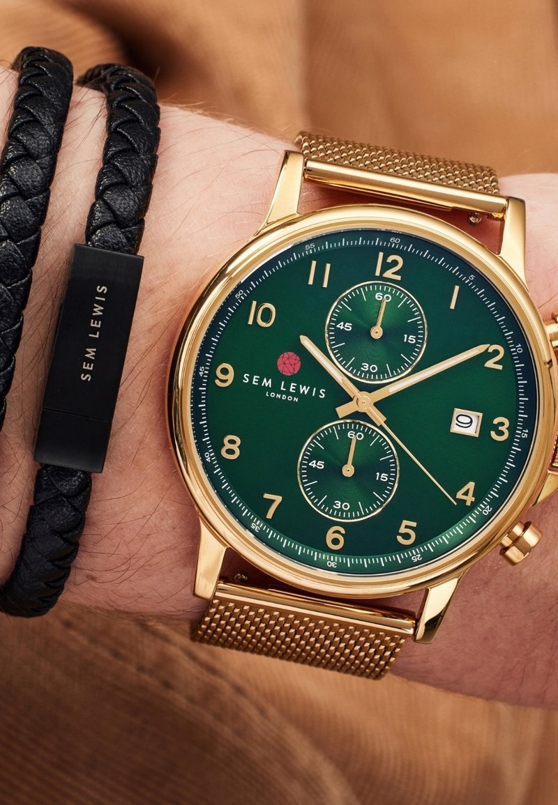 Sem Lewis BLACK FRIDAY 2021 - Chronograph watch - gold-coloured - Zalando