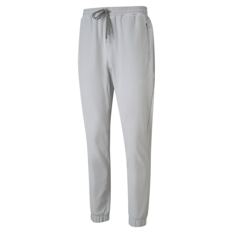 Puma Golf HOLE JOGGER - Pantalon de survêtement - high rise/gris clair ...
