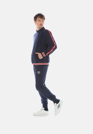 Champion NEW YORK YANKEES TRACKSUIT - Survêtement - black/white/noir ...