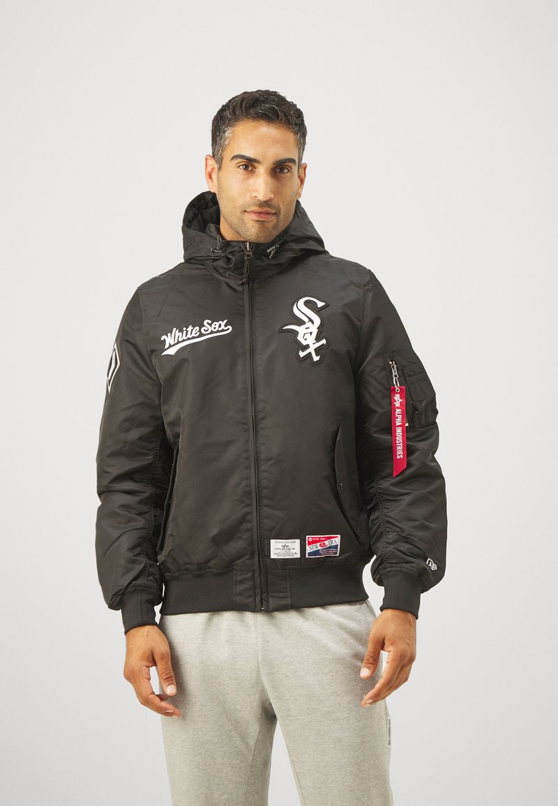 New Era MLB X ALPHA INDUSTRIES CHICAGO WHITE SOX MA-1 BOMBER - Giacca invernale - black/nero ...