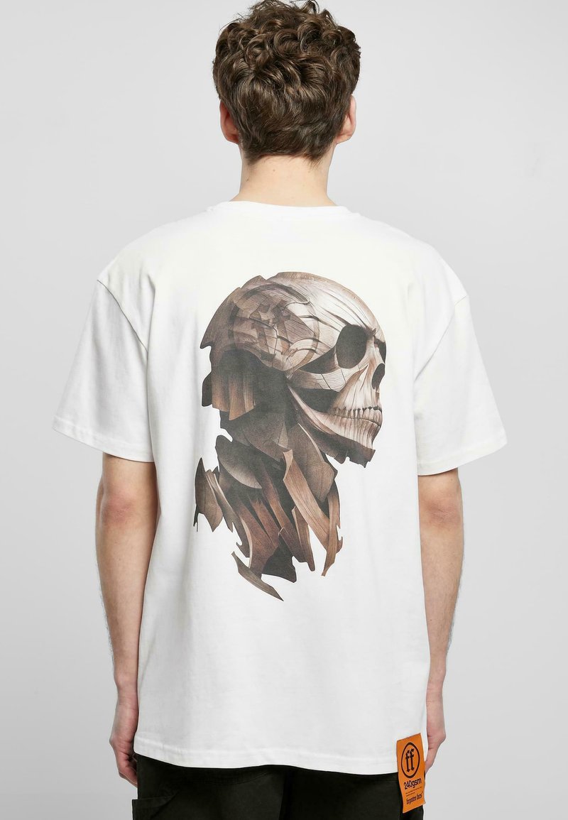 Forgotten Faces WOODLAND HEAVY TEE - T-shirts print - white/hvid ...