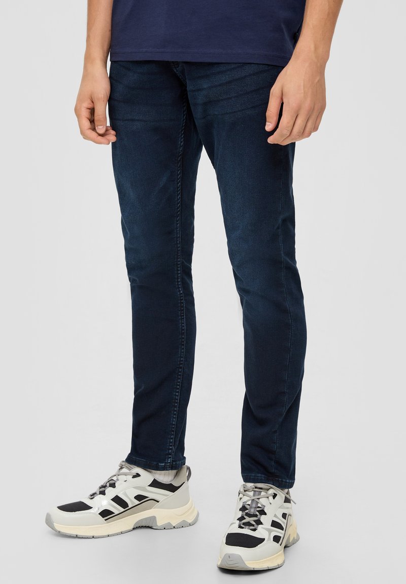 QS RICK - Jean slim - navy/denim bleu foncé - ZALANDO.FR
