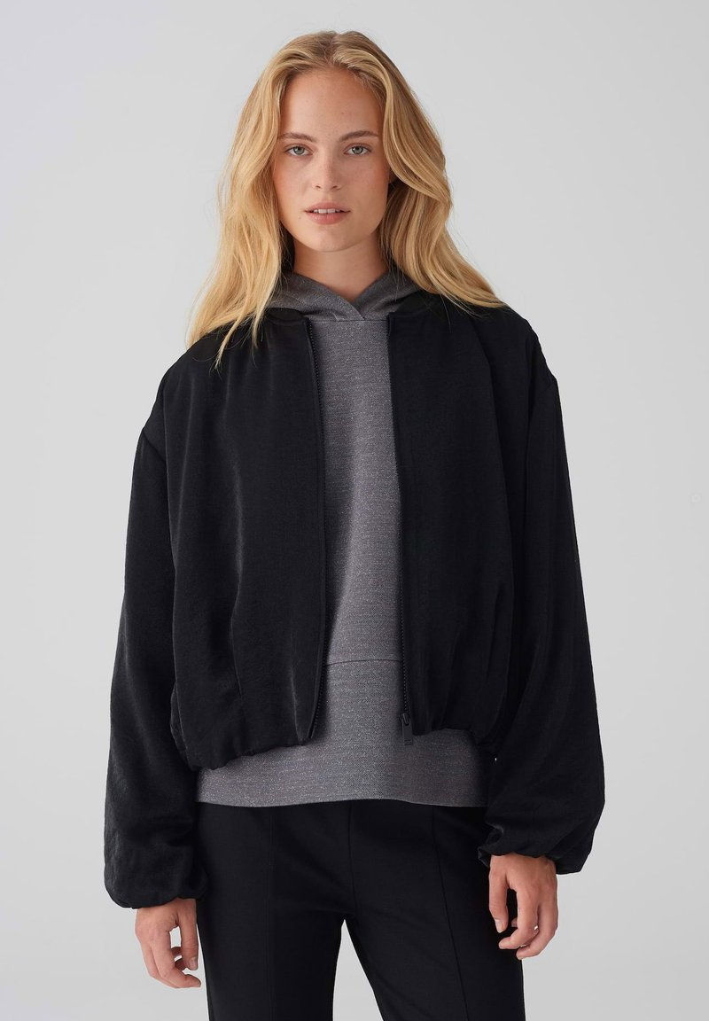 Opus JALETTA - Bomber Jacket - black - Zalando