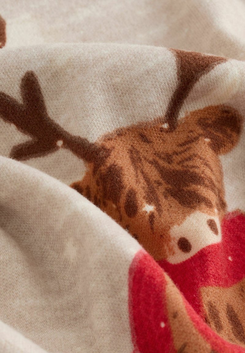 Next SINGLE FAMILY CHRISTMAS SET - Yöasusetti - neutral/red hamish ...