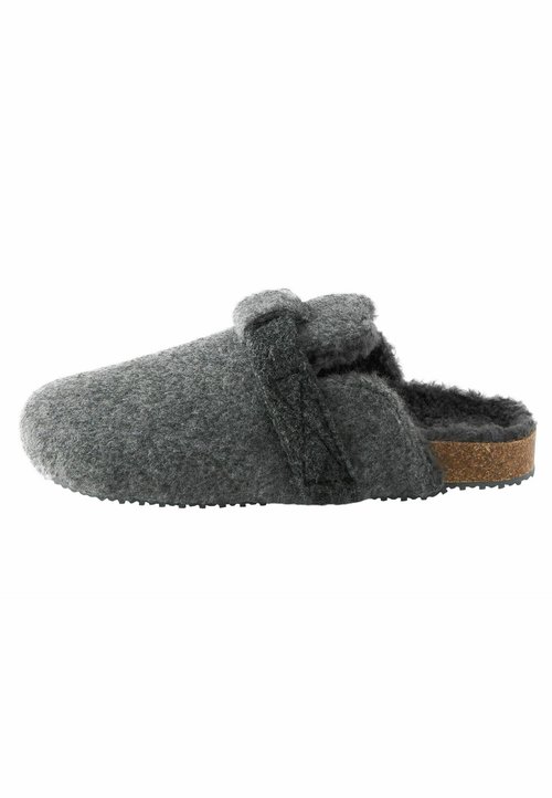 Next FAUX FUR LINED CLOG SLIPPERS - Mules - grey/beige - ZALANDO.FR