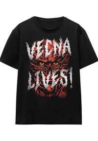 NETFLIX STRANGER THINGS VECNA LIVES - Print T-shirt - black - Zalando
