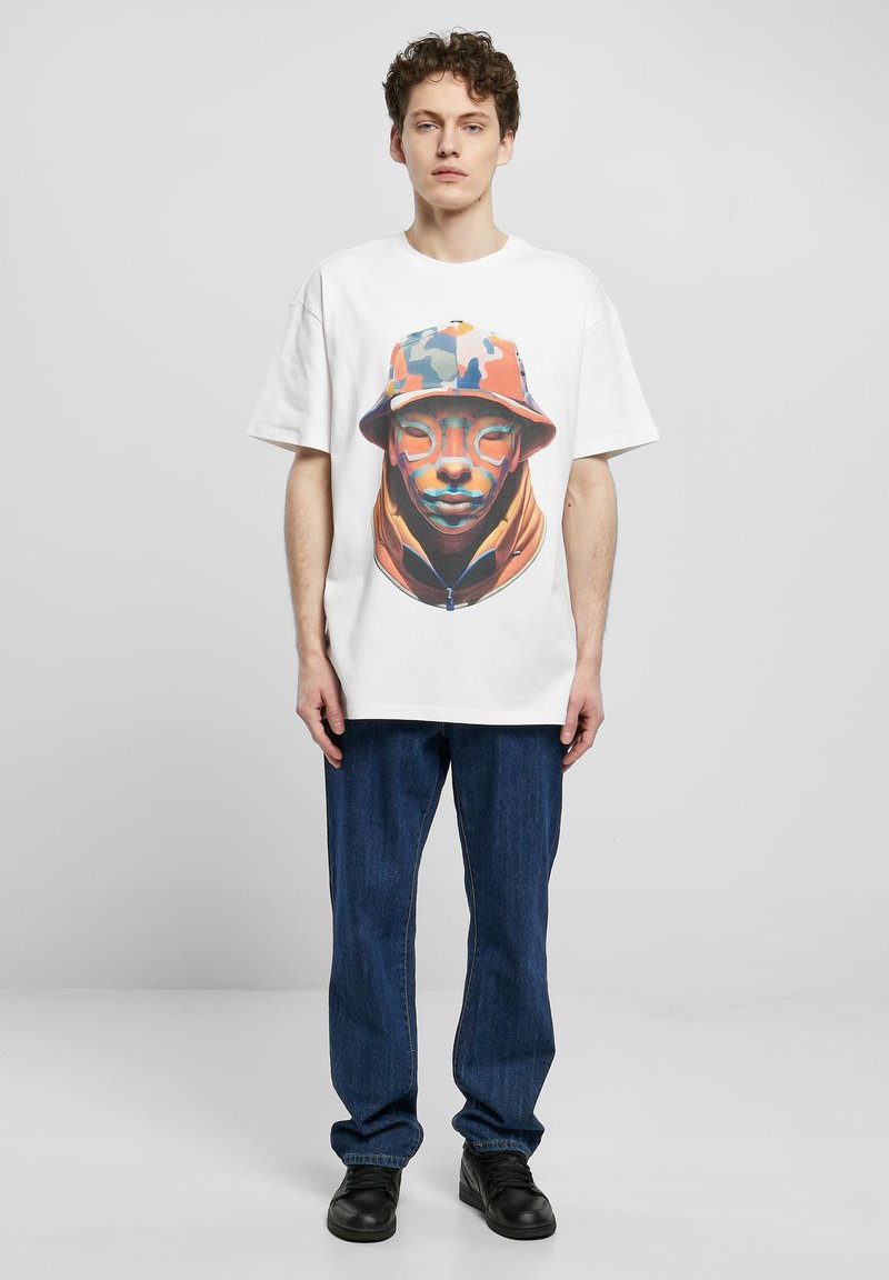 Forgotten Faces UNISEX CAMOUFLAGE HEAVY - T-Shirt print - white/weiß ...