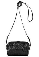 BALAGAN ROFE S - Sac bandoulière - black croco/noir chiné - ZALANDO.FR