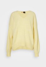 BOSS FONDY - Strickpullover - light/pastel yellow/gelb - Zalando.at
