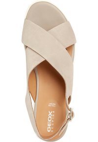 Geox D LAUDARA - Sandalias con plataforma - sand/tierra - Zalando.es