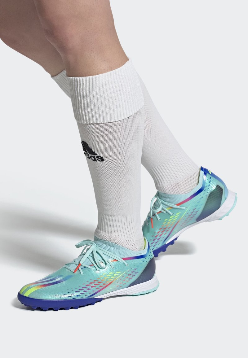 adidas Performance X SPEEDPORTAL - Astro turf trainers - clear aqua ...