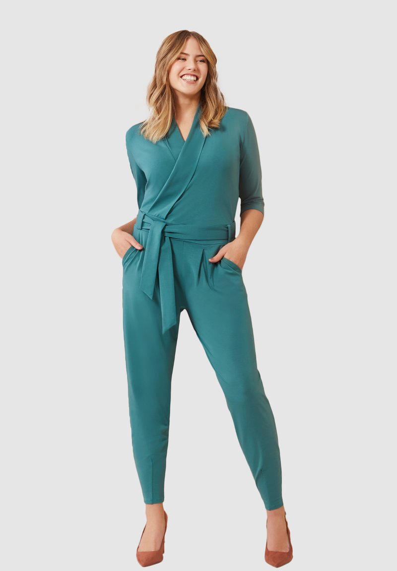 Les Lunes PAUL - Overall / Jumpsuit - deep turquoise/turkos - Zalando.se