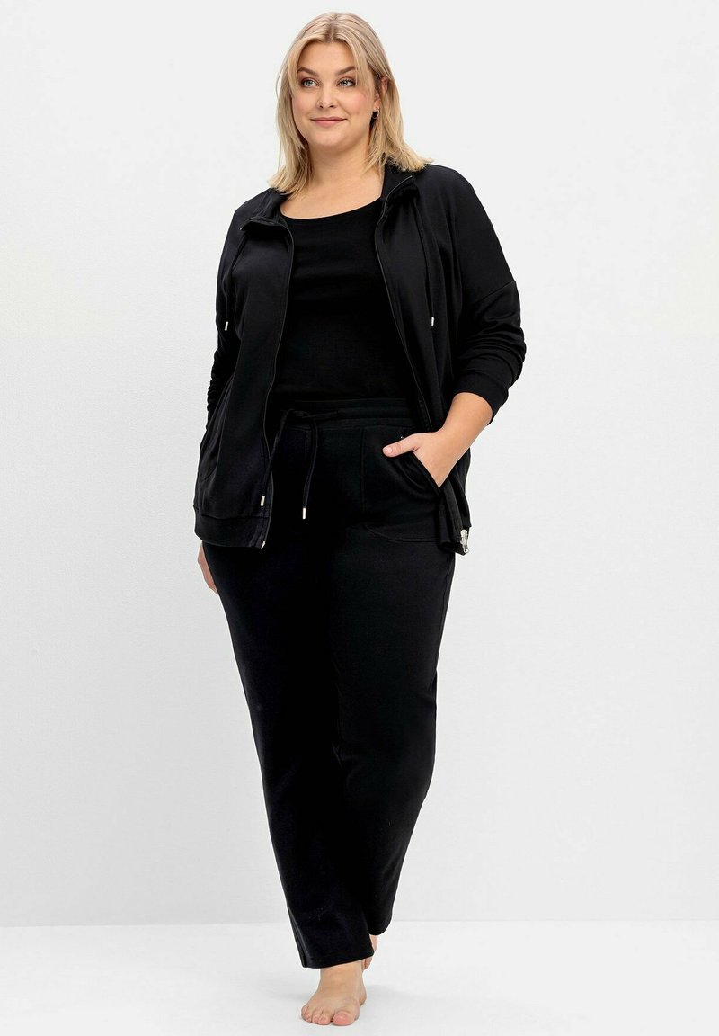 Sheego Pantaloni sportivi - schwarz/nero - Zalando.it