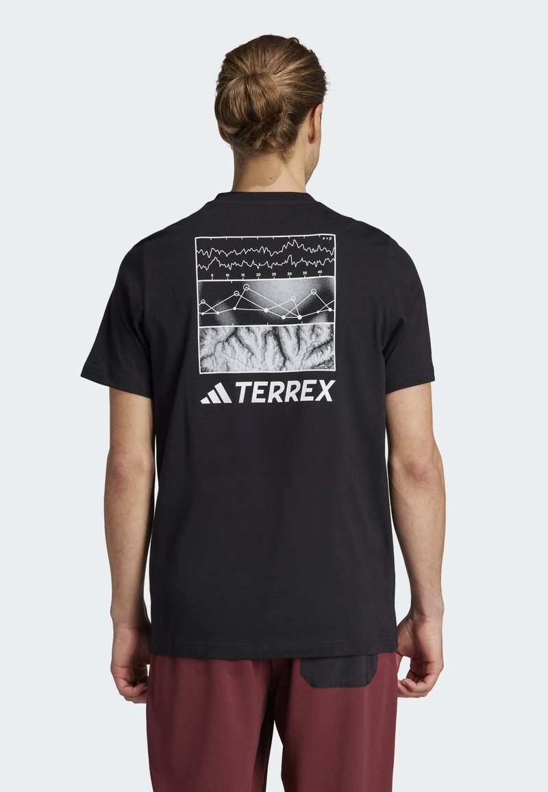 Adidas Terrex TERREX GRAPHIC ALTITUDE - Sport T-Shirt - black/schwarz ...