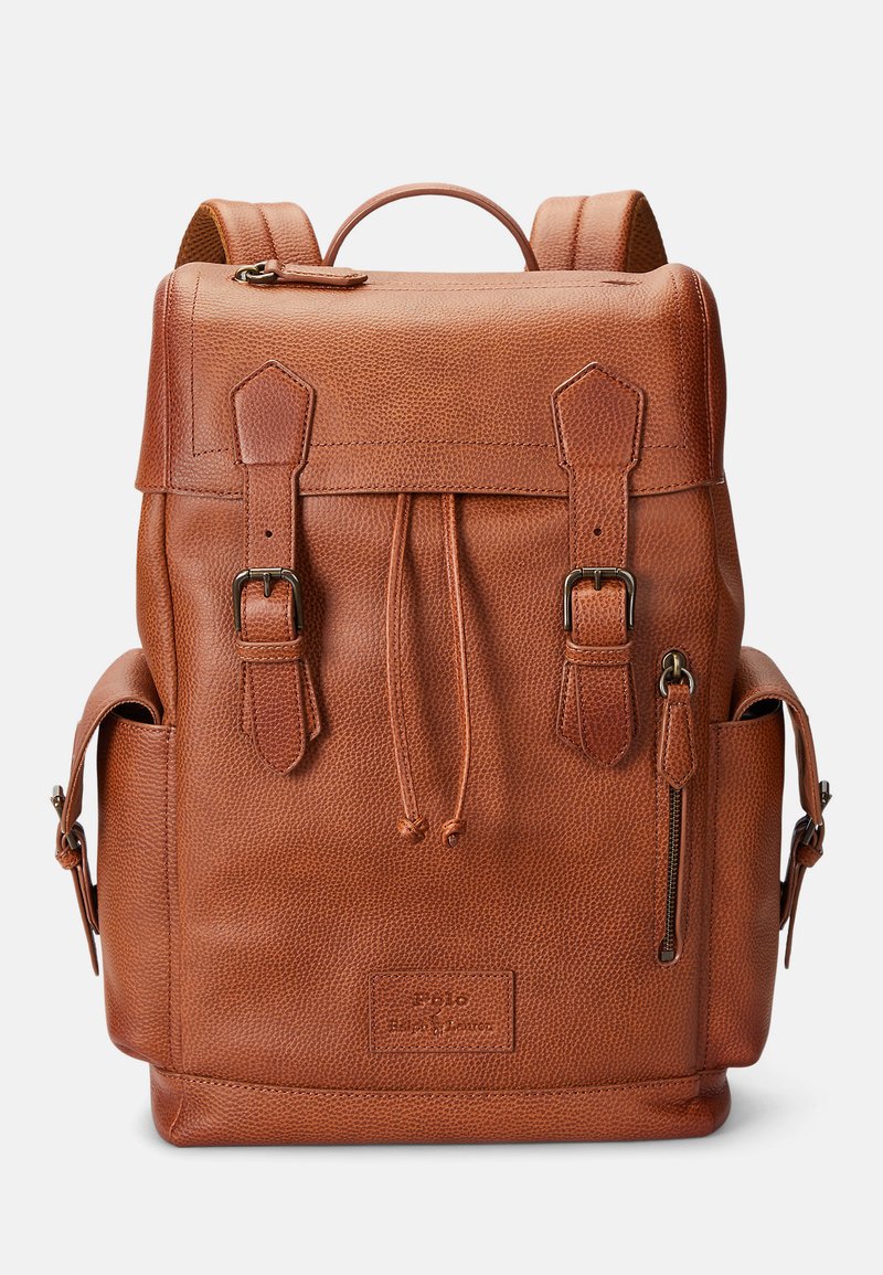 Polo Ralph Lauren FLAP BACKPACK MEDIUM - Rucksack - saddle/tan ...