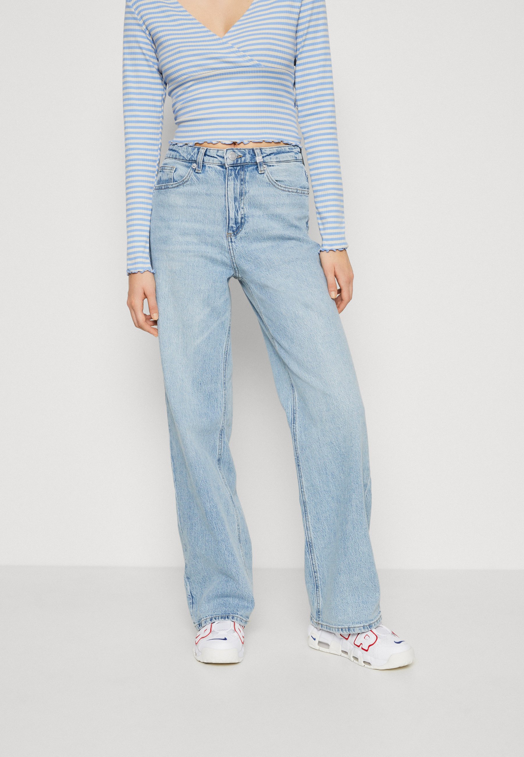 Vero Moda VMTESSA STRAIGHT - Jeans Straight Leg - light blue denim ...