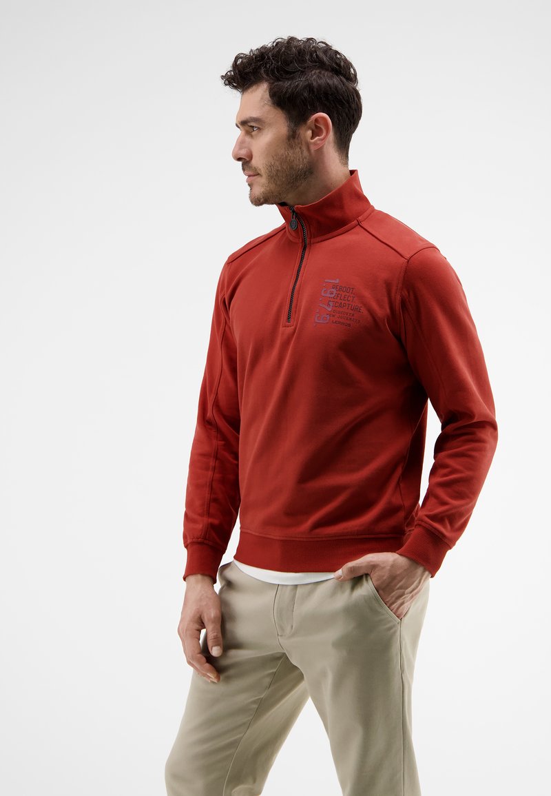 LERROS TROYER-STYLE - Sweatshirt - rusty red/rot-meliert - Zalando.de