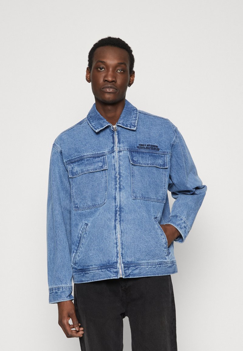 Obey Clothing EASTON JACKET UNISEX - Jeansjakke - light indigo/stenblå ...