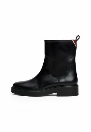 Tommy Hilfiger BUCKLE LACE UP BOOT - Schnürstiefelette - black/schwarz - Zalando.de