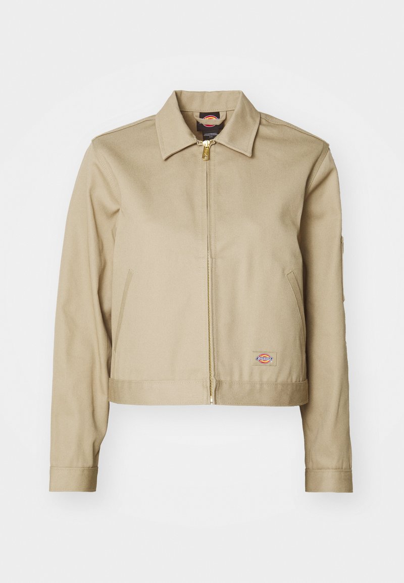 Dickies UNLINED CROPPED EISENHOWER JACKET - Sommerjakke - khaki/beige ...