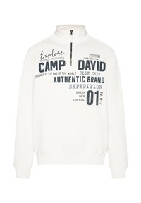Camp David Jumper - ivory/white - Zalando