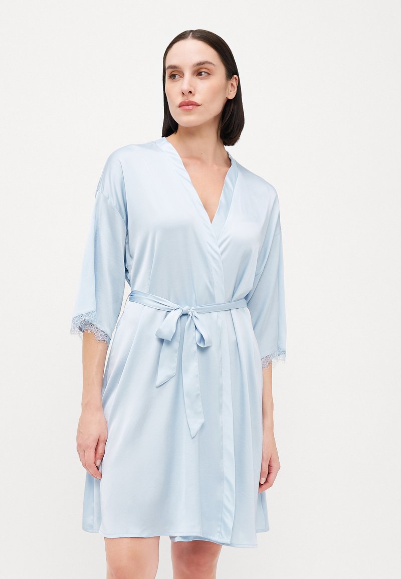 ONLY ONLHAILY KIMONO NIGHTWEAR - Badekåpe - blue bell/blå - Zalando.no
