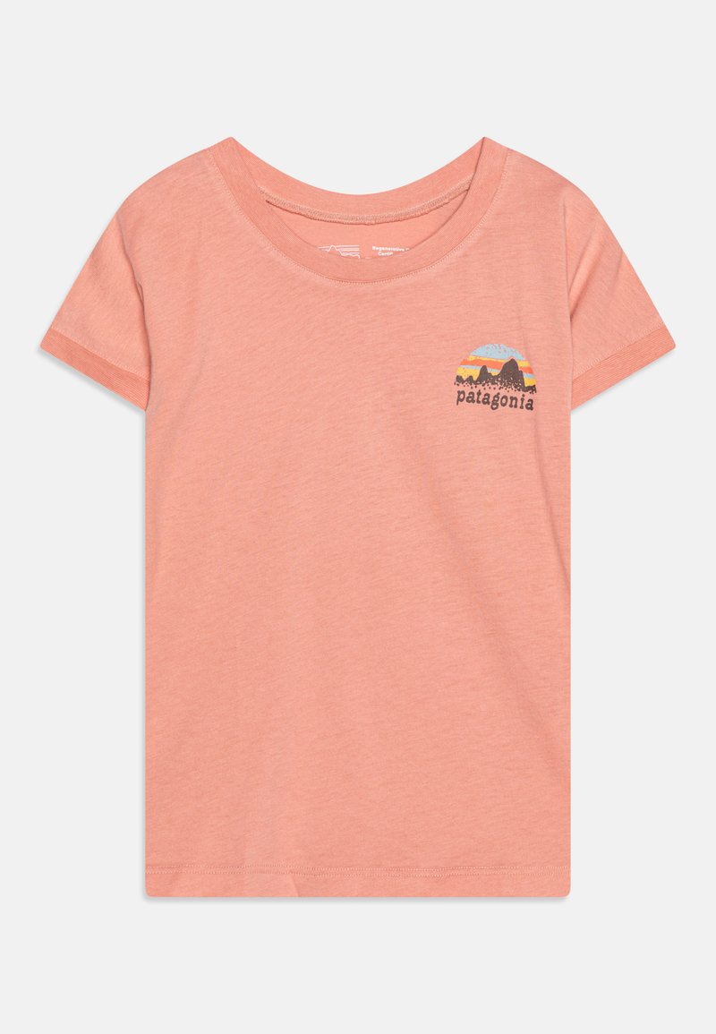 Patagonia GRAPHIC UNISEX - T-Shirt print - skyline stencil/sunfade pink ...