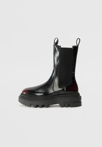 AllSaints ALEX - Boots - black/truffle red/black - Zalando.co.uk