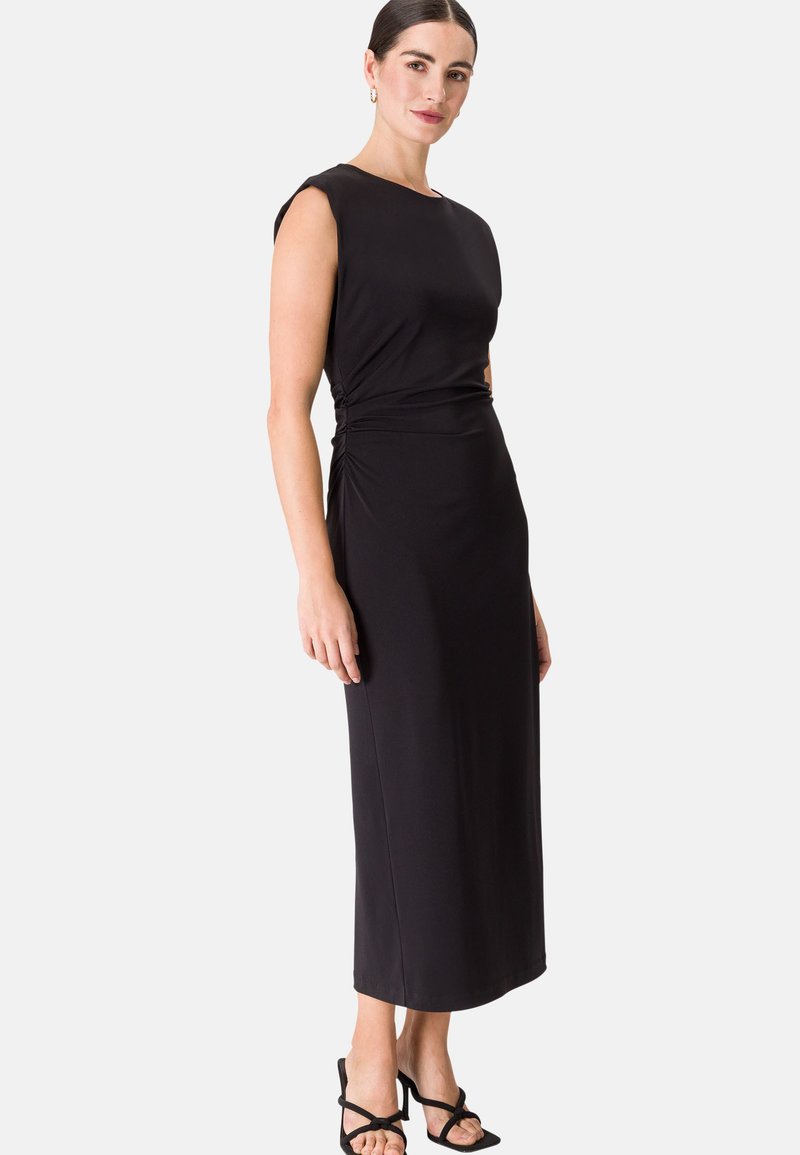 zero MIT RAFFUNG - Maxi dress - black beauty/black - Zalando.ie