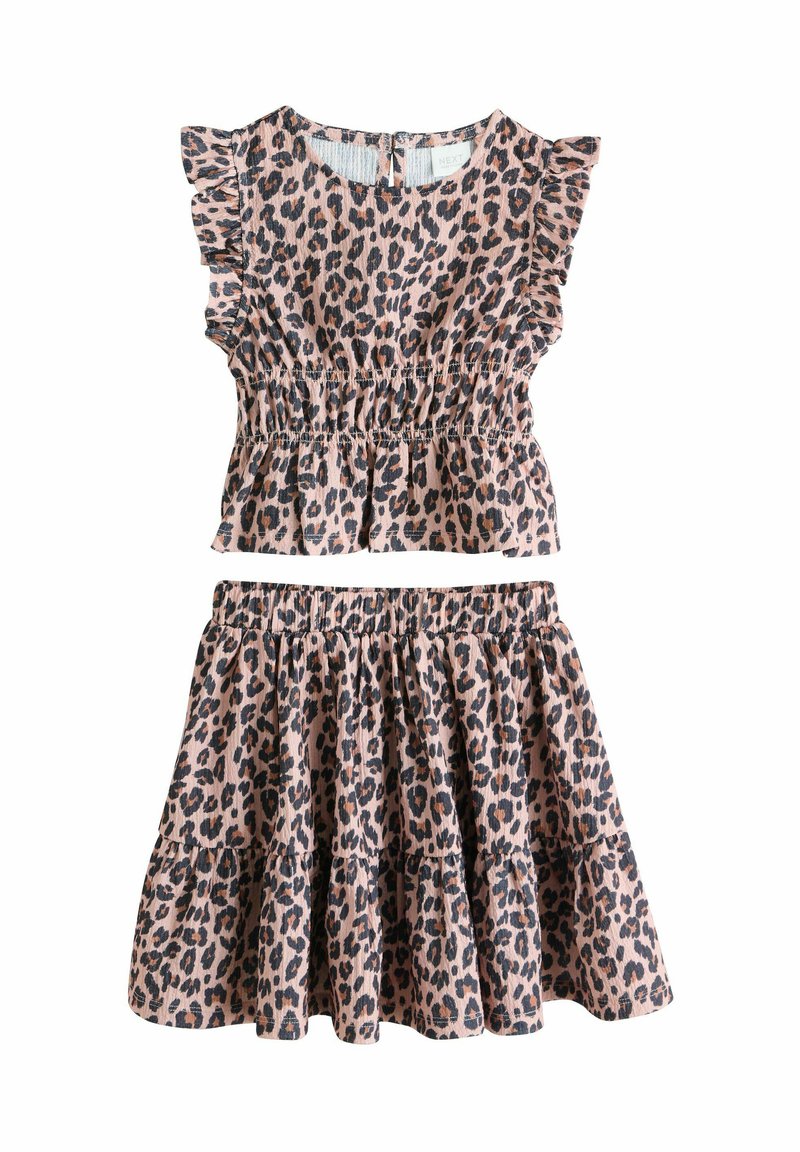 Next REGULAR FIT - SET - A-vonalú szoknya - animal print/foltos ...