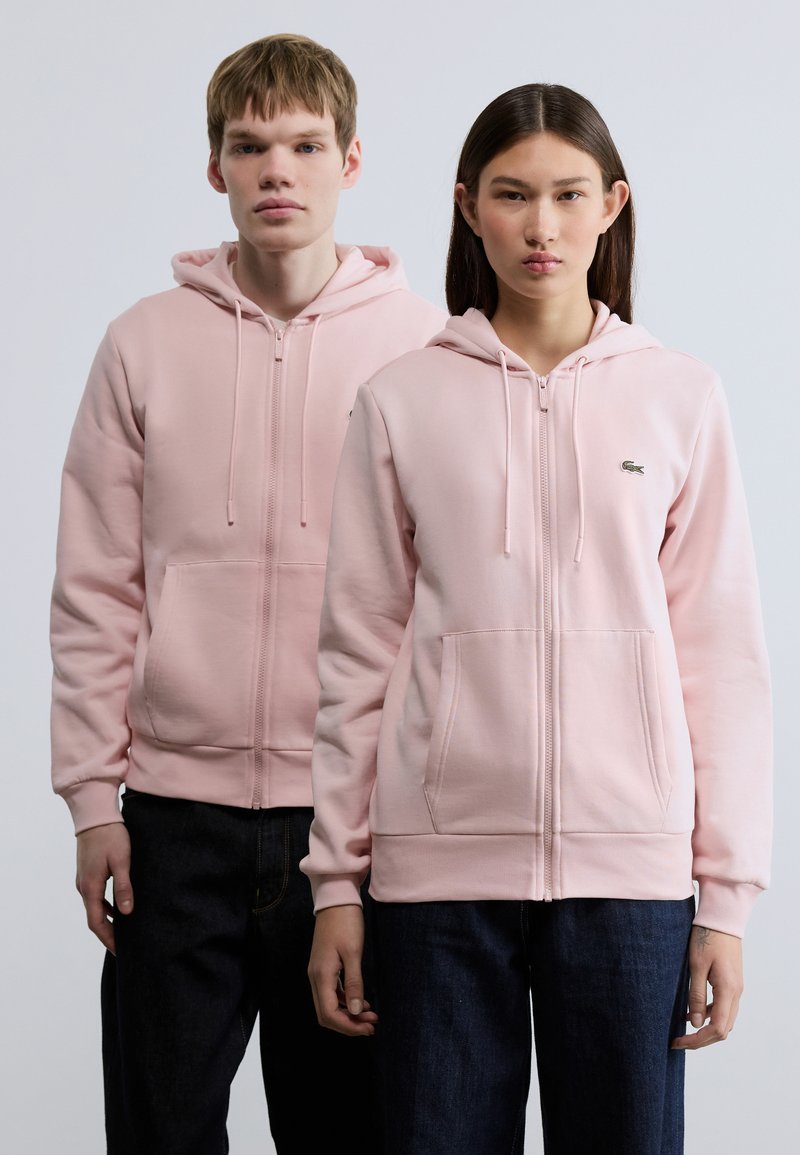 Lacoste UNISEX - Sweat zippé - nidus/rose clair - ZALANDO.CH