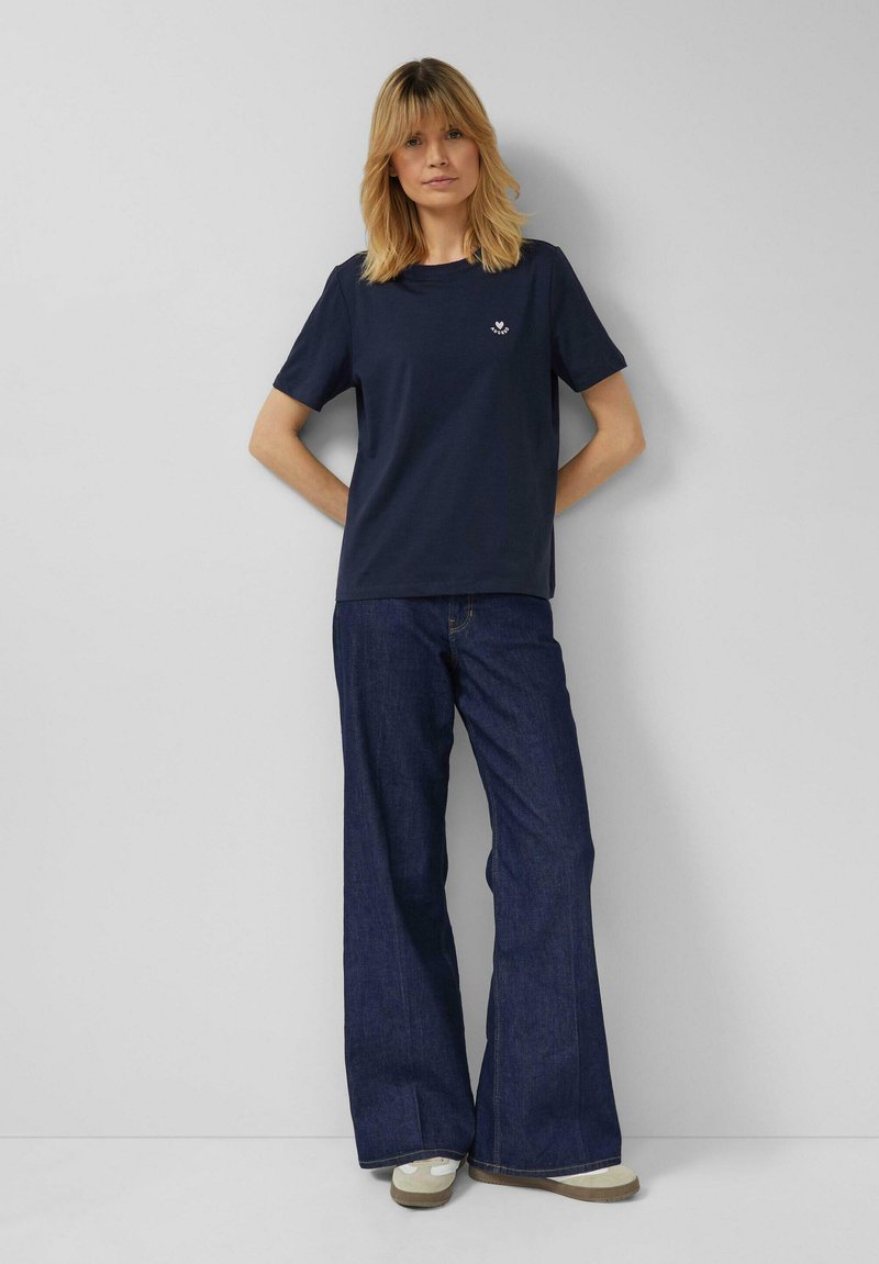 s.Oliver Basic T-shirt - navy/dark blue - Zalando