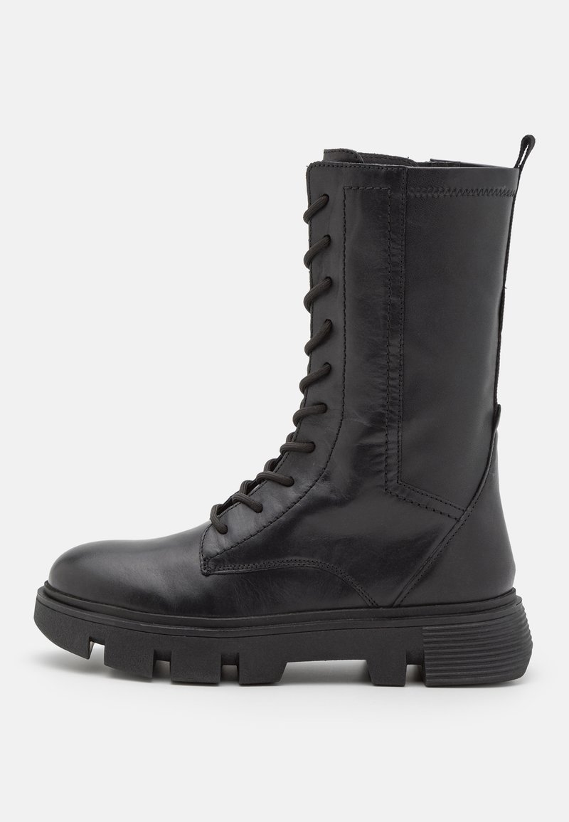 Geox VILDE - Bottes à plateau - black/noir - ZALANDO.FR