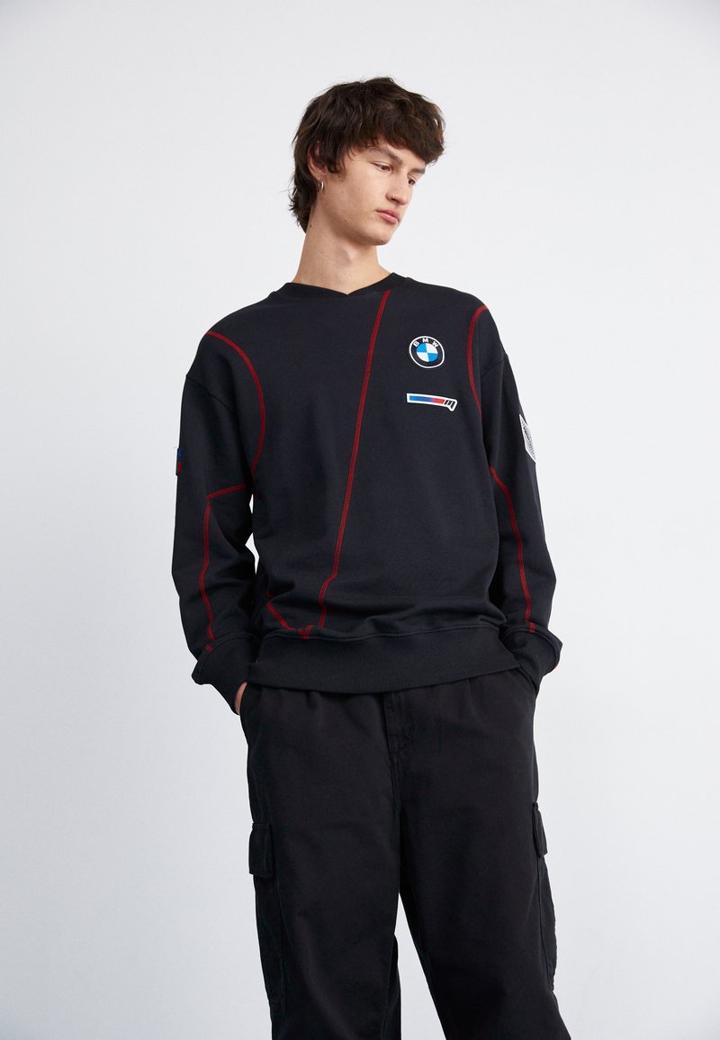 Puma BMW GARAGE CREW NECK - Langarmshirt - puma black/schwarz - Zalando.de