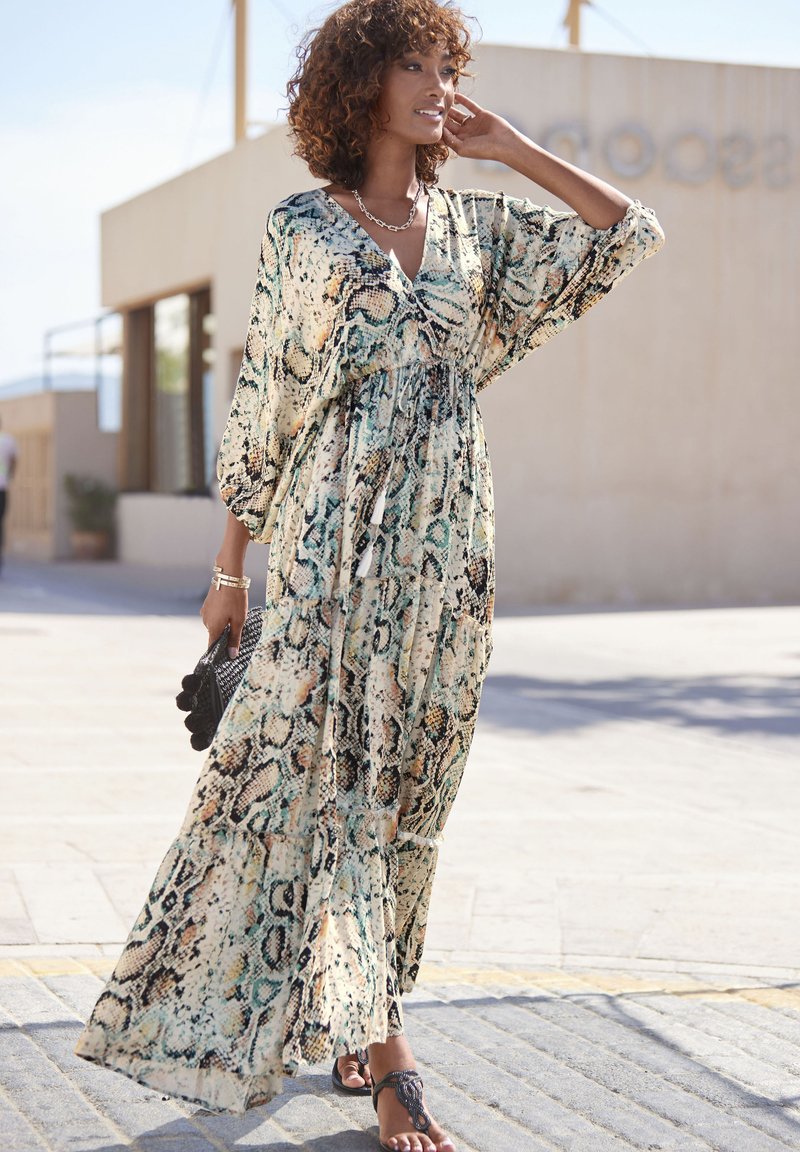 Buffalo Robe longue - bedruckt/noir - ZALANDO.BE