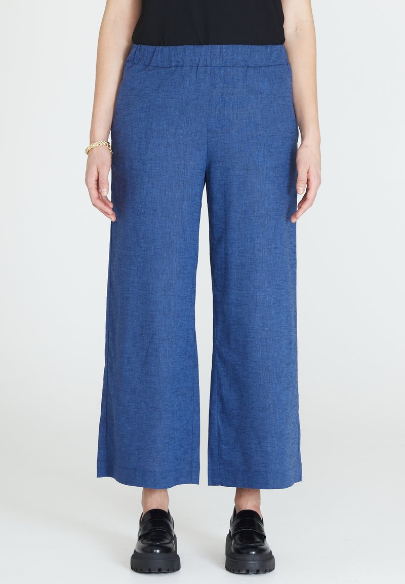 Jascha Stockholm LARA - Housut - dark blue/tummansininen - Zalando.fi