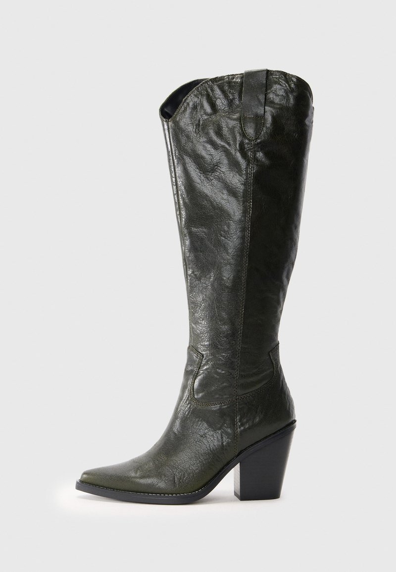 ALDO NEVADA - High heeled boots - dark green - Zalando.co.uk