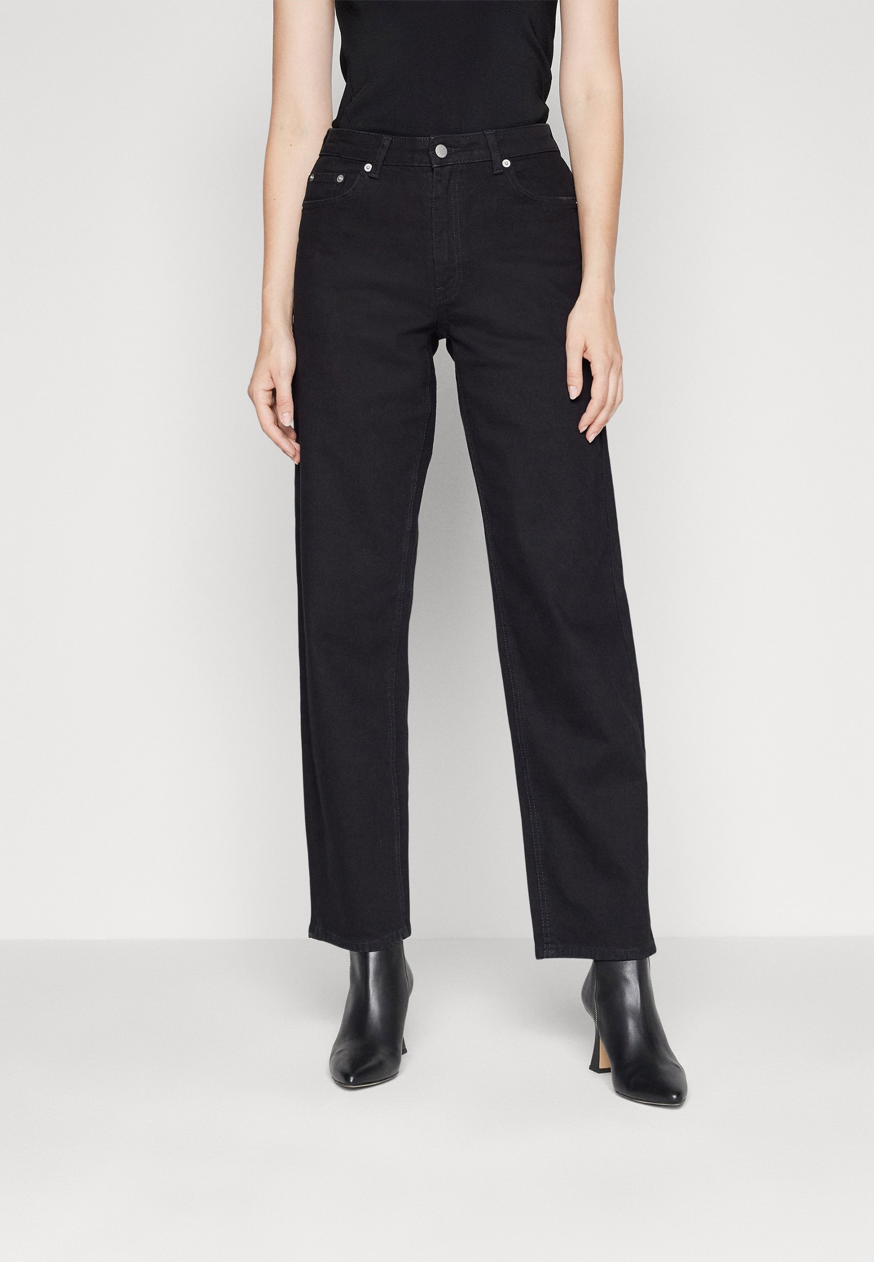 MSCH Copenhagen MELANA RIKKA - Jeans Relaxed Fit - black wash/black ...