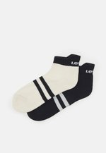 Levi's® UNISEX BACKSIDE TAB MID CUT 2 PACK - Sukat - black/white/harmaa ...