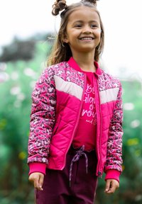 Quapi MAROON ANIMAL - Übergangsjacke - pink - Zalando.de
