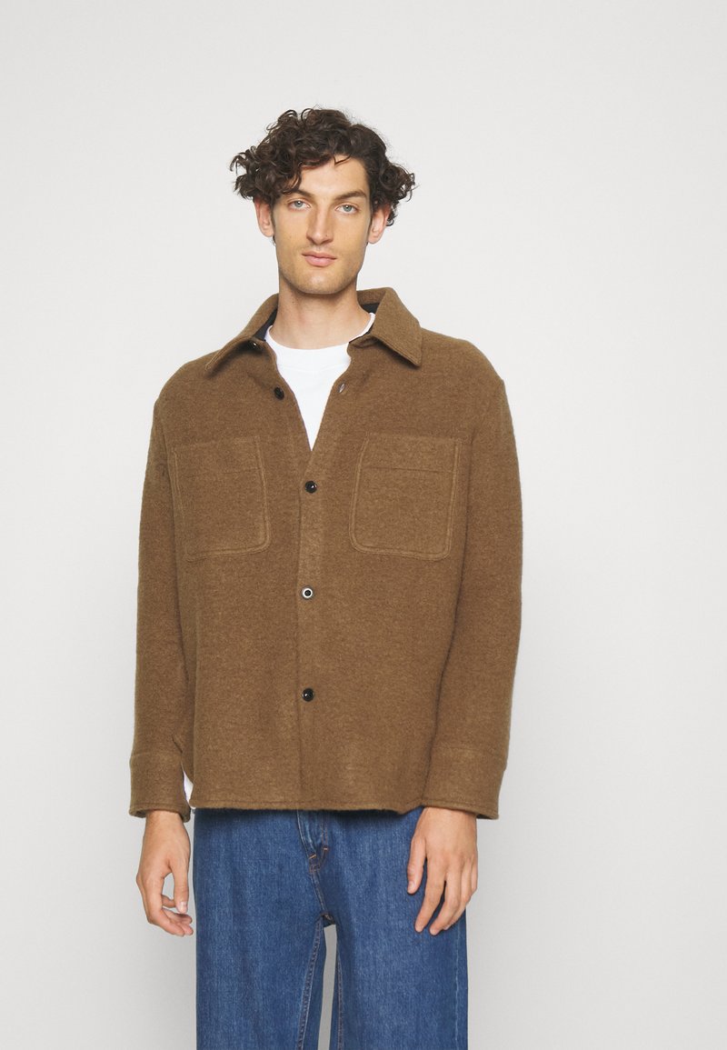 Rotholz RELAXED OVERSHIRT UNISEX - Light jacket - walnut/brown - Zalando.ie