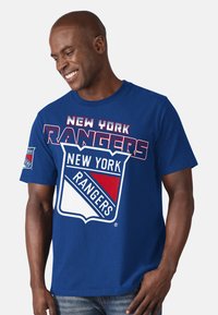 Starter NHL NEW YORK RANGERS - T-Shirt print - blue/blau - Zalando