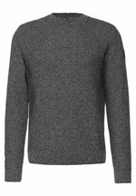 Street One MEN MOULINÉ - Jumper - grau/mottled anthracite - Zalando.de