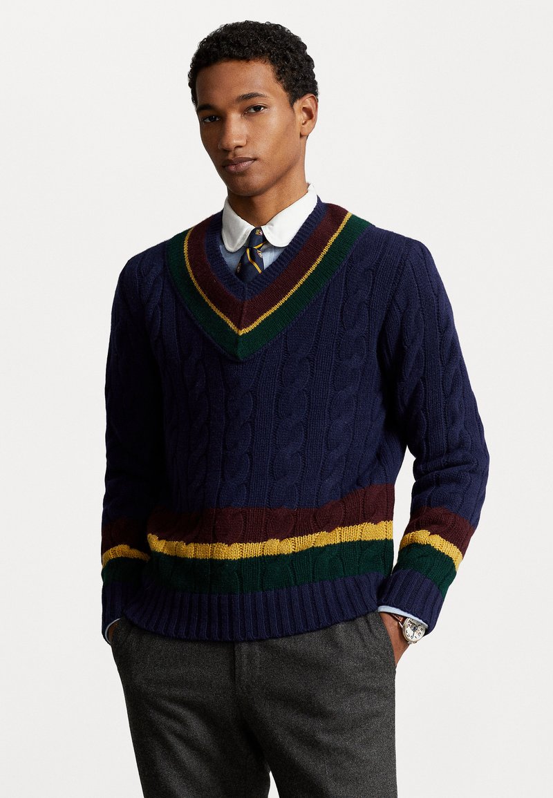 Polo Ralph Lauren Long Sleeve Strickpullover Navy Combo Dunkelblau